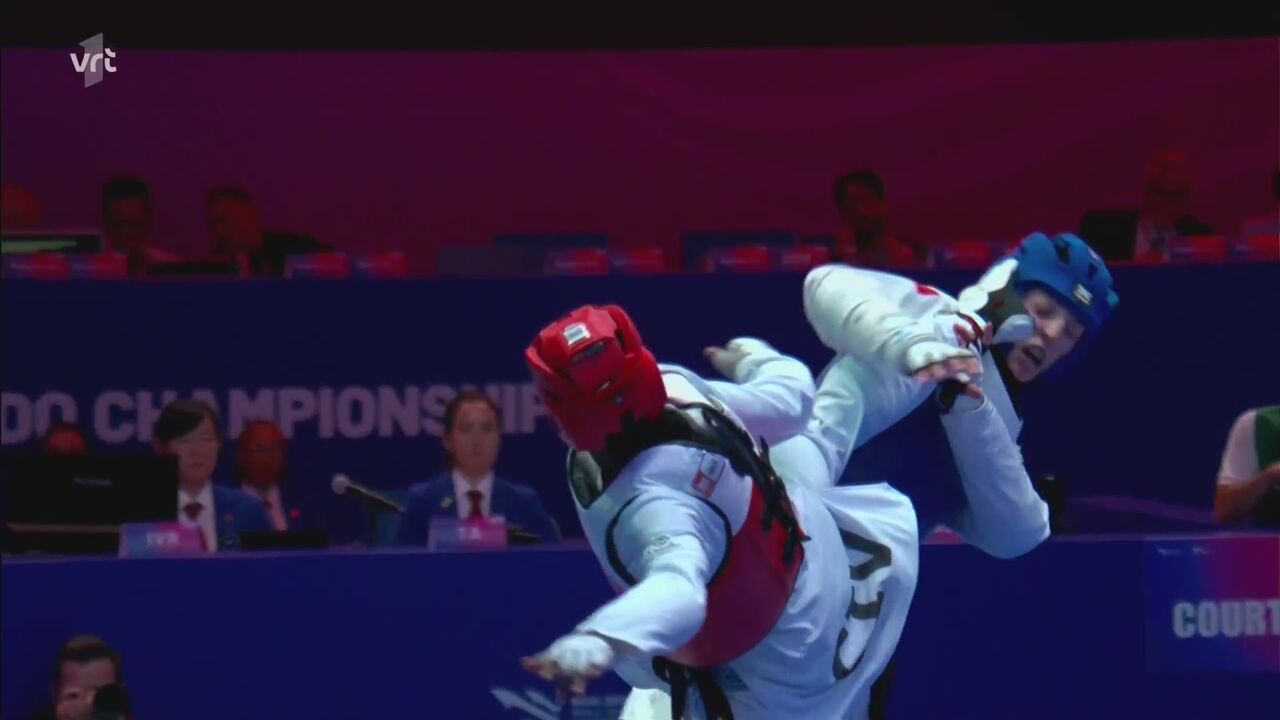 Sterke Sarah Chaari verovert wereldtitel taekwondo | sporza