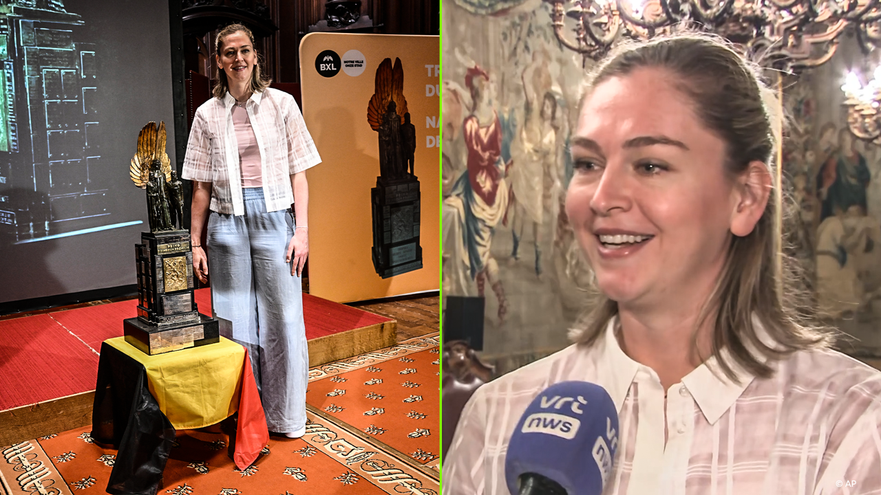 "Gewoon Emma" Meesseman ontvangt nu ook echt Sportverdienste-trofee ...
