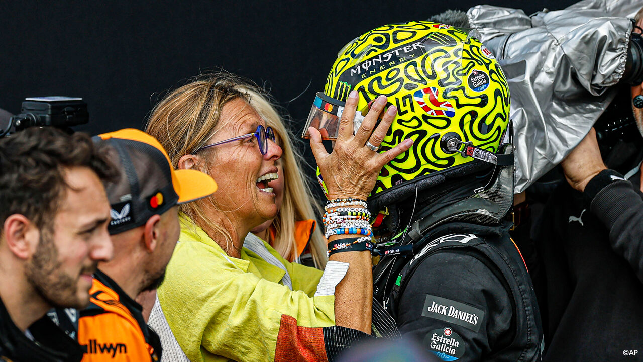 Daags na F1-climax belden wij met mama Norris, die leuke anekdotes ...