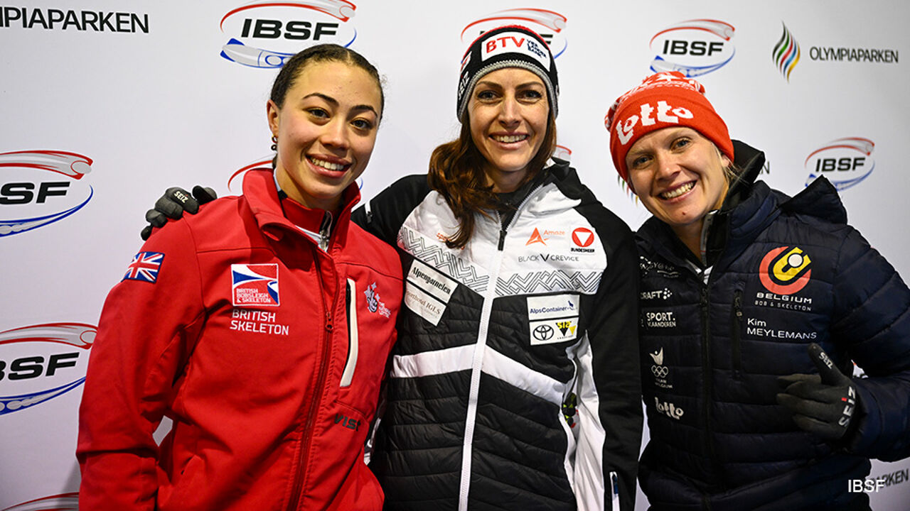 Alweer 3e plaats voor Kim Meylemans, die goede vorm ook in de verf zet ...