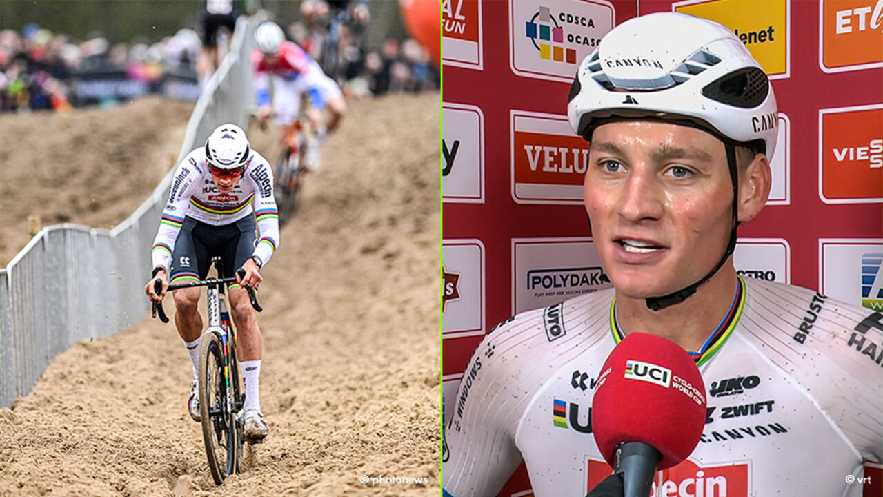 "Ik hoef niet elke cross voluit te gaan": Mathieu van der Poel wint ...