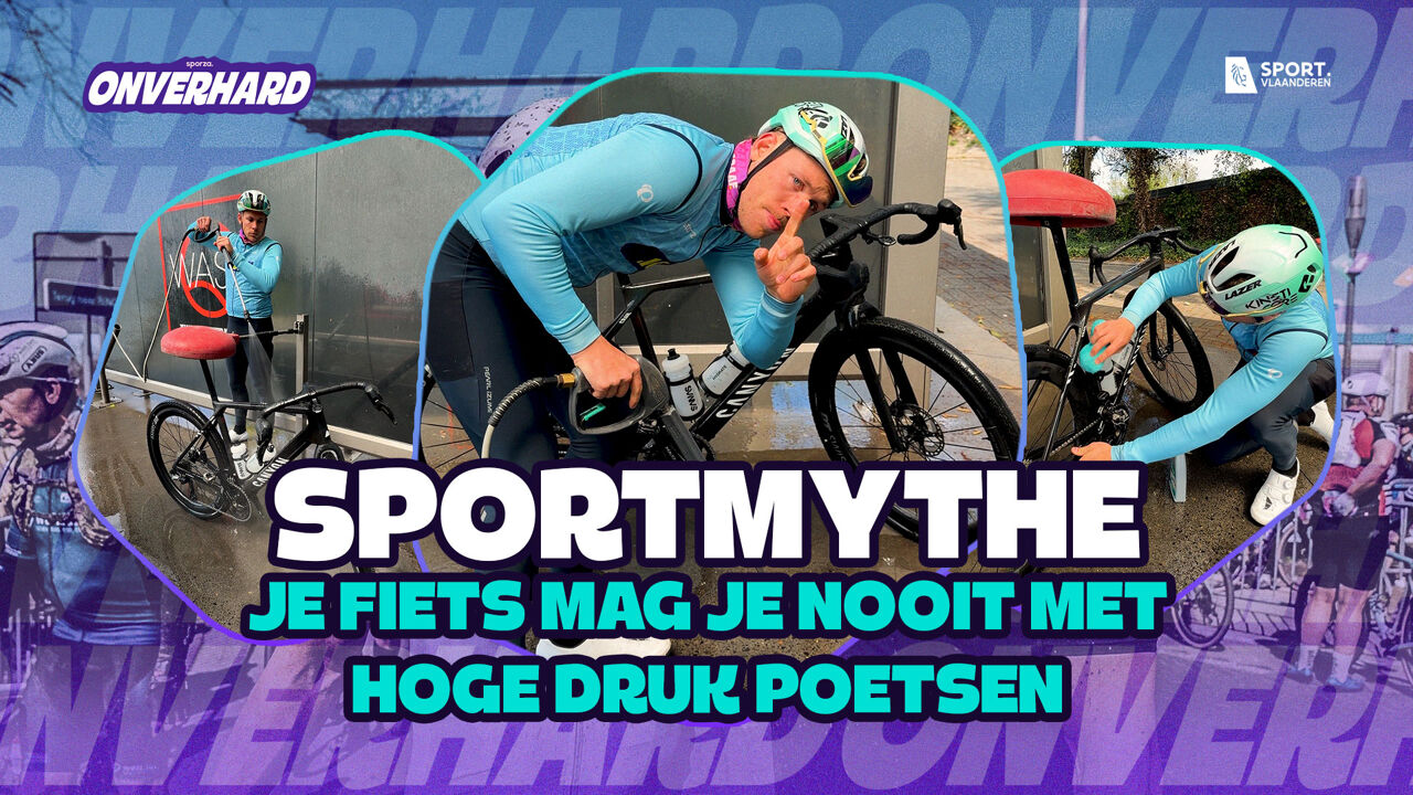 Paul Herygers nuanceert mythe dat je fiets nooit met hogedrukreiniger ...