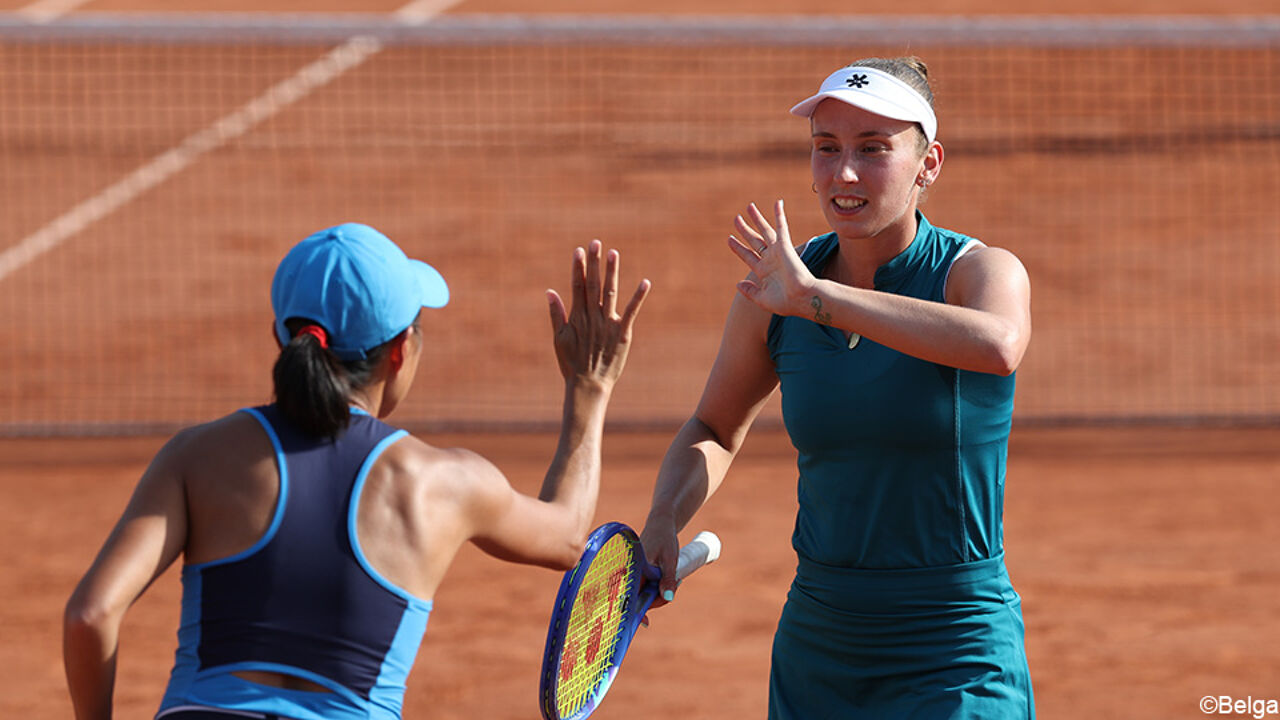 Meteen de knop omgedraaid: Elise Mertens en Chinese dubbelpartner nemen ...