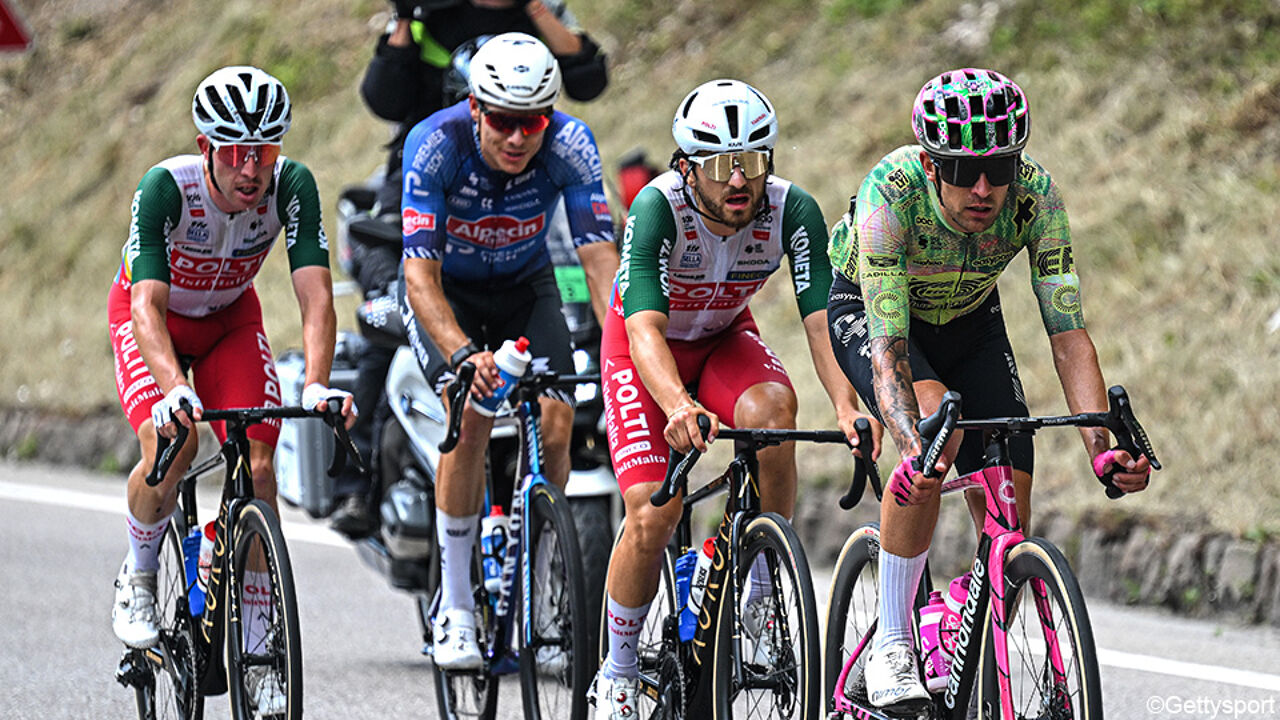 LIVE Giro: Jonas Geens spartelt het langst tegen als koploper, koers ...