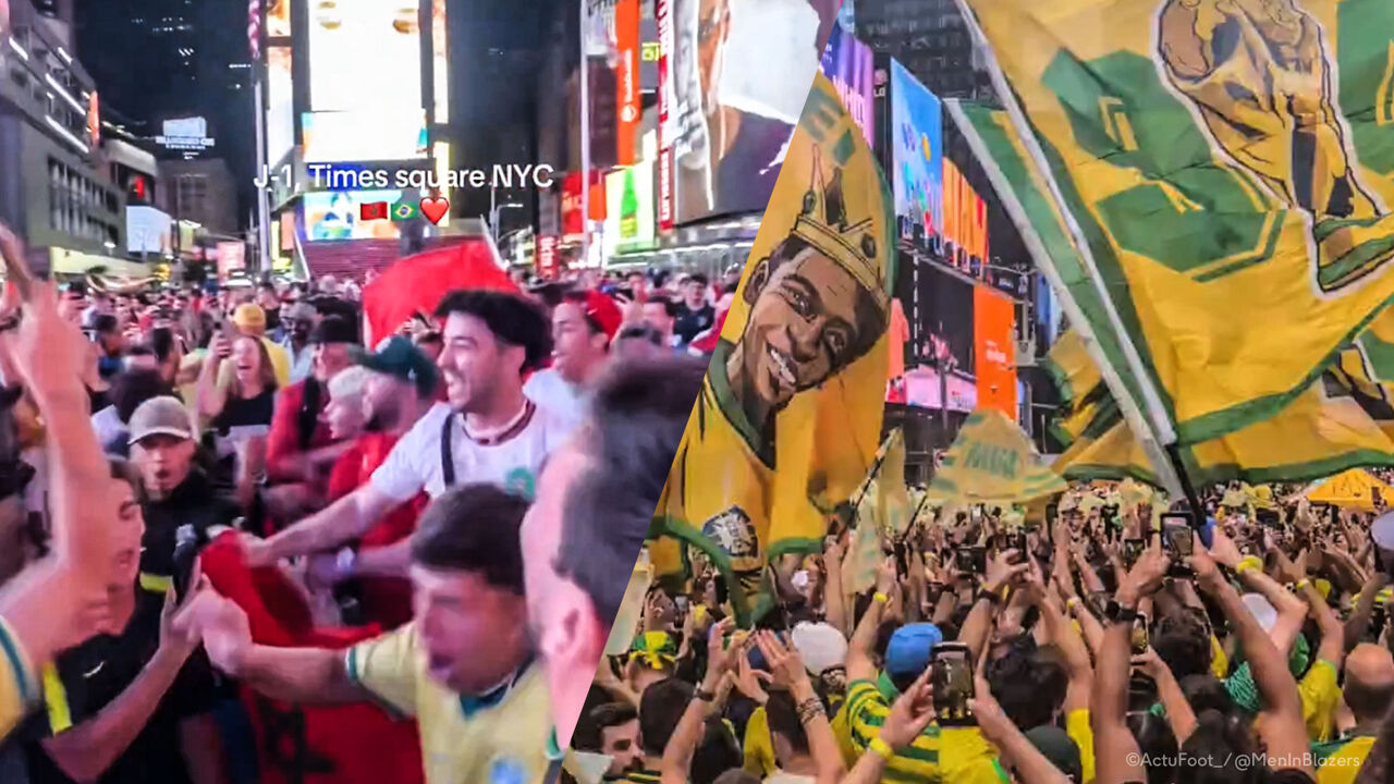 Supporters van Brazilië nemen de straten in New York over, ook ...