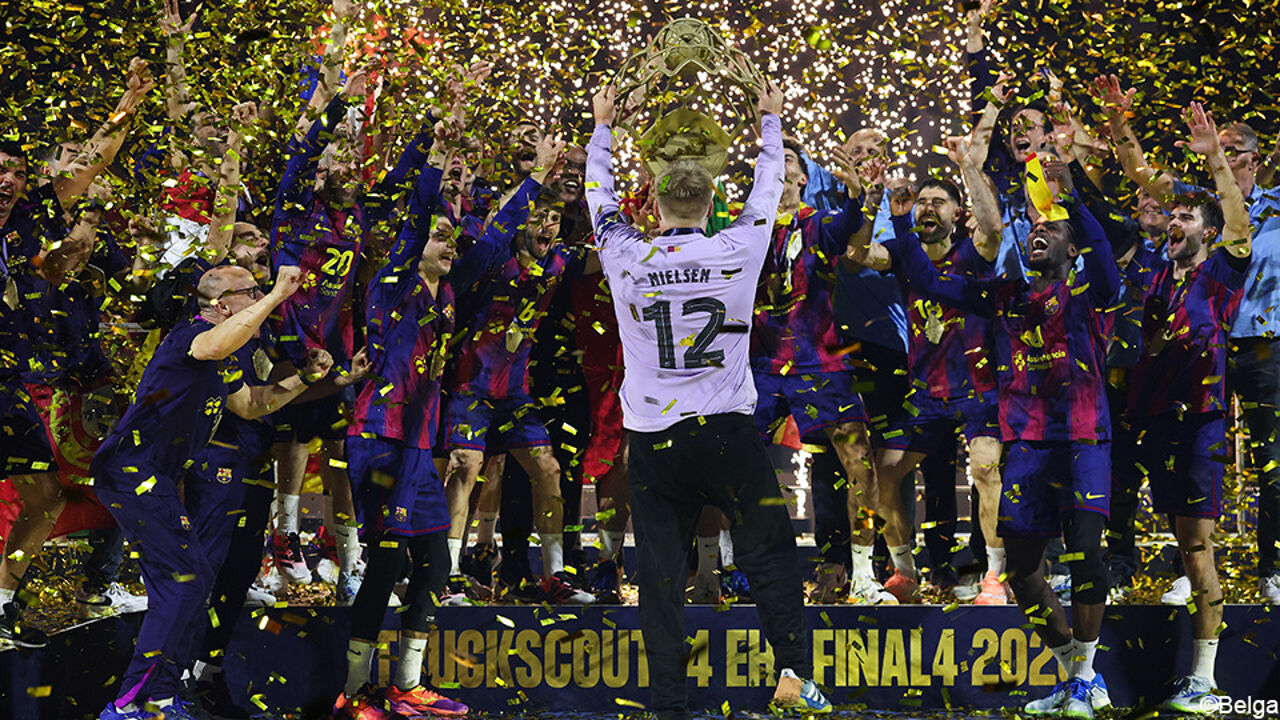 12e keer raak: Barça kroont zich opnieuw tot handbalkoning van Europa ...